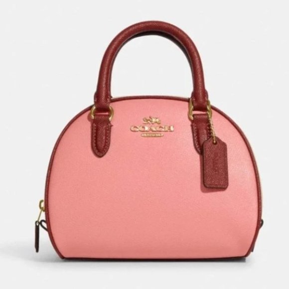 Coach | Bags | New Coach Sydney Satchel In Colorblock Crossgrain ...